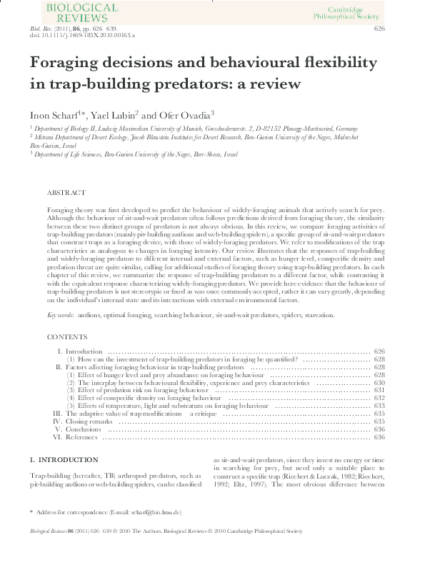 (PDF) Factors Influencing Site Abandonment and Site Selection in a Sit ...