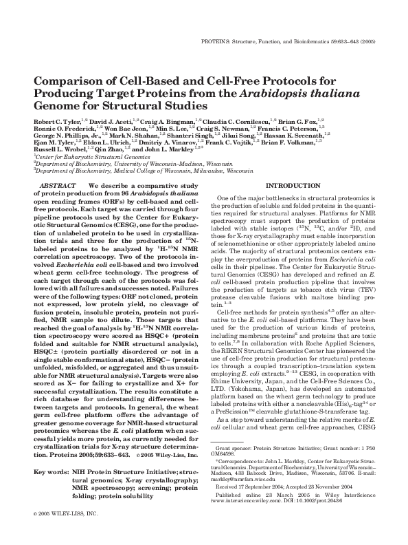 (PDF) Comparison of cell-based and cell-free protocols for producing ...