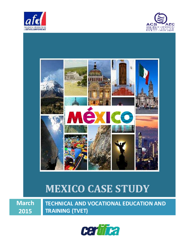 (PDF) MEXICO CASE STUDY March 2015 TECHNICAL AND VOCATIONAL EDUCATION ...