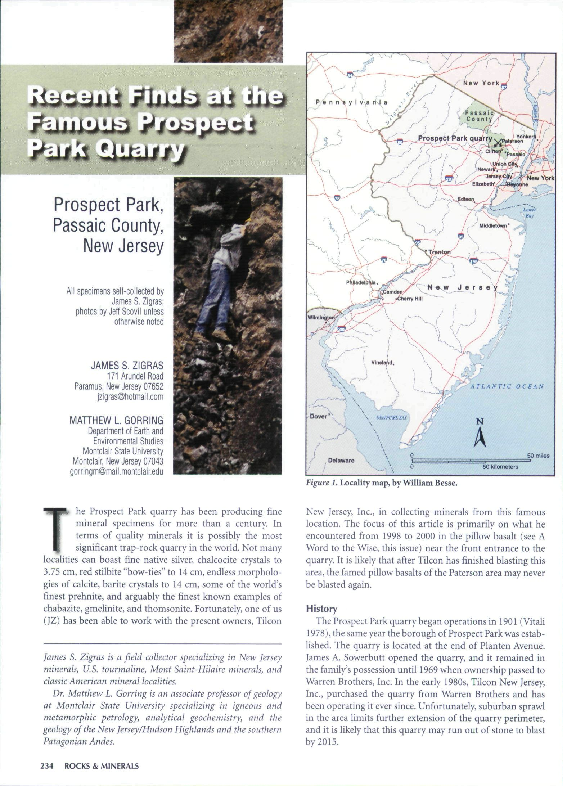 (PDF) Recent find at the famous prospect Park Quarry: Prospect Park ...