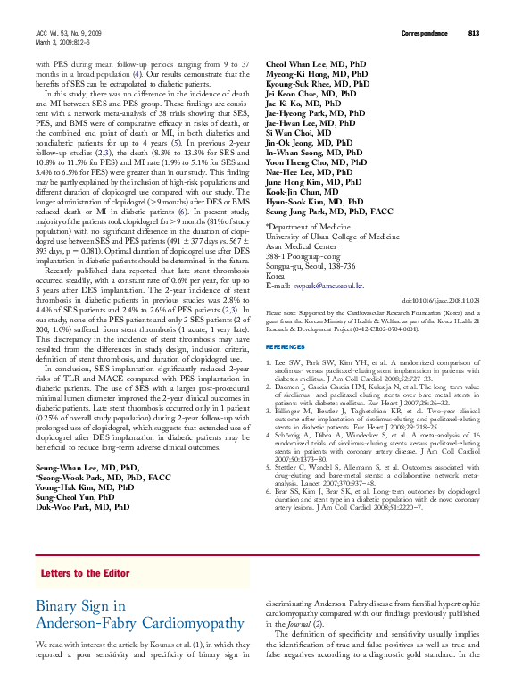 (PDF) Binary Sign in Anderson-Fabry Cardiomyopathy