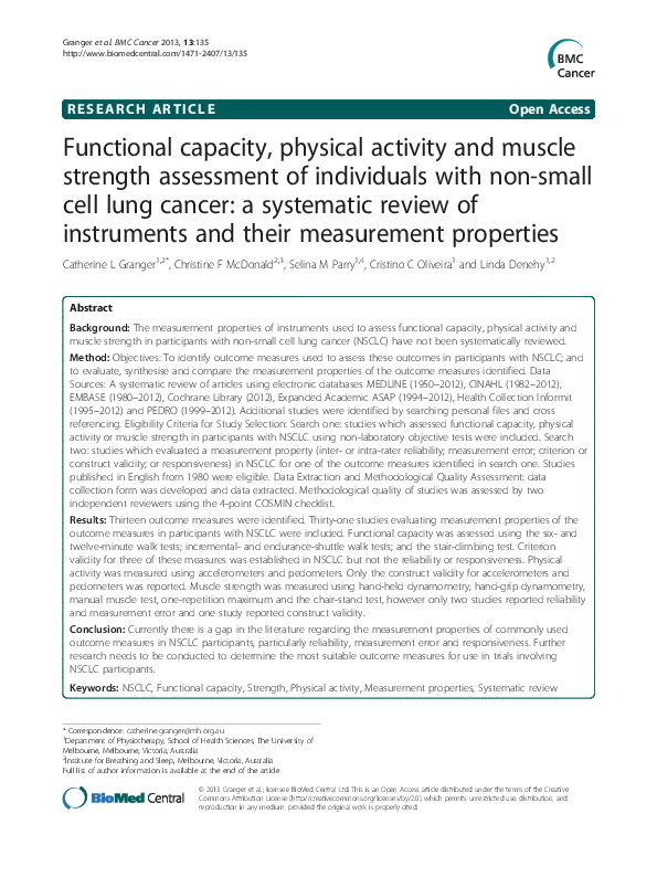 (PDF) Functional capacity, physical activity and muscle strength ...