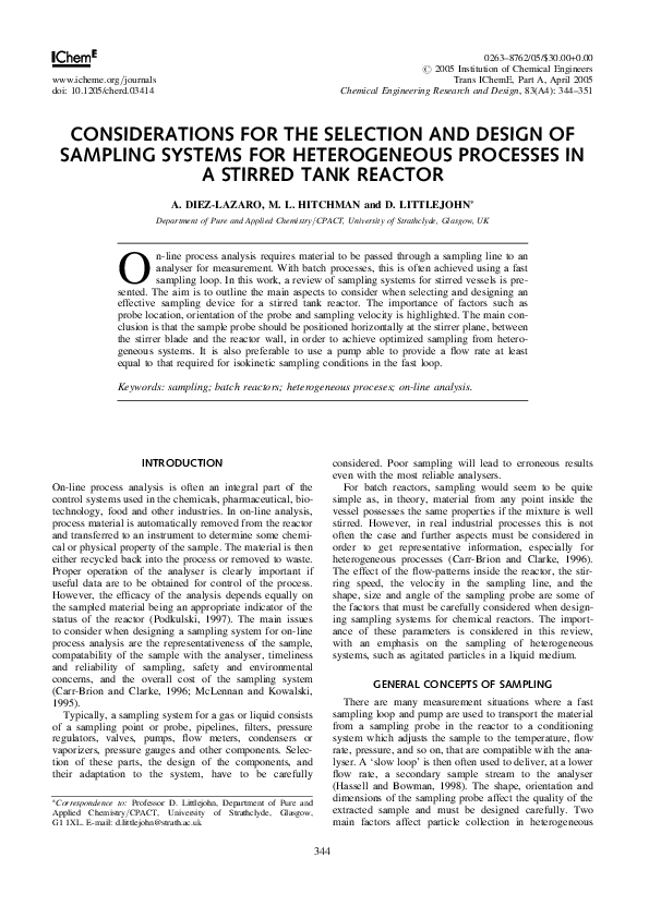 (PDF) Sampling systems for process analysers | Henryk Herman - Academia.edu