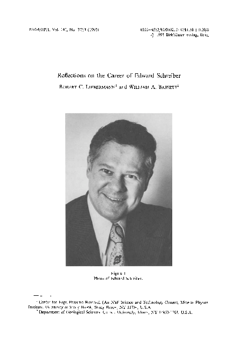(PDF) Reflections on the Career of Edward Schreiber