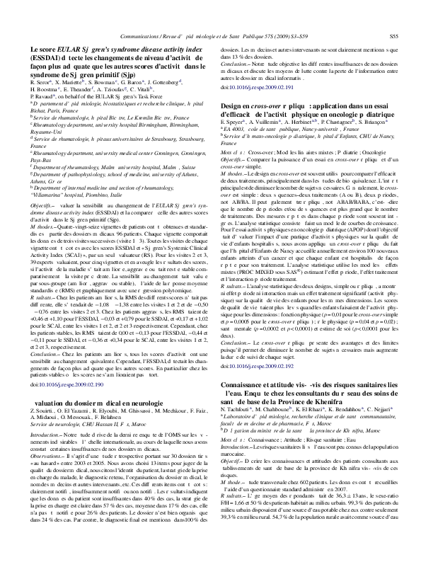 (PDF) Le score EULAR Sjögren's syndrome disease activity index (ESSDAI ...