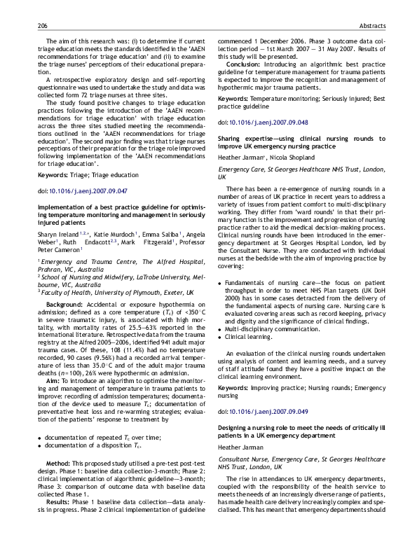 (PDF) Implementation of a best practice guideline for optimising ...