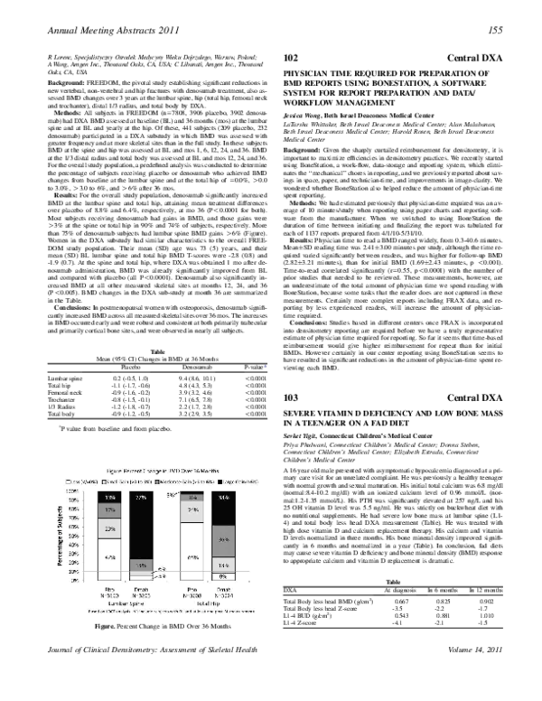 (PDF) Efficiency in BMD Report Prep with BoneStation