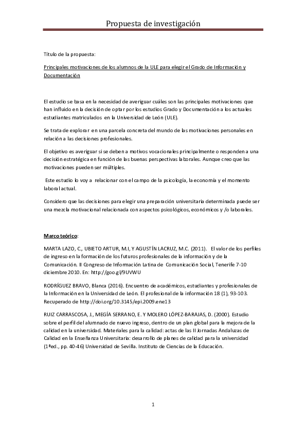 (PDF) Propuesta de investigación / Research proposal