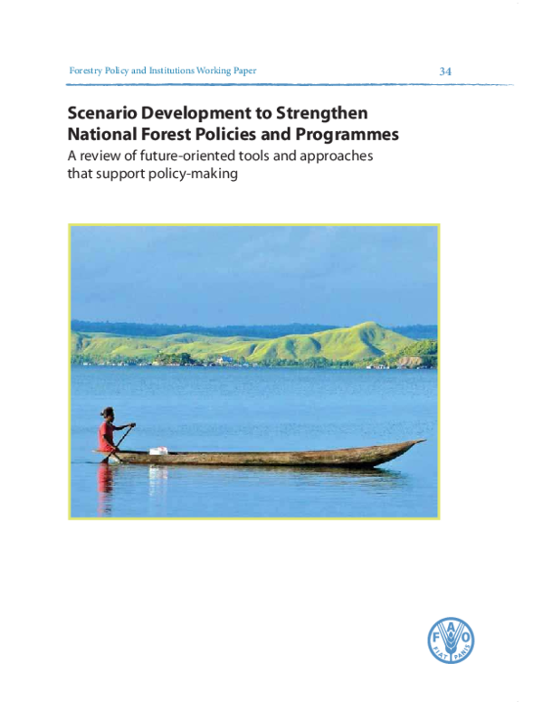 (PDF) Scenario Development to Strengthen National Forest Policies and ...