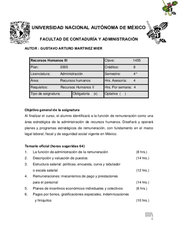 (PDF) UNIVERSIDAD NACIONAL AUTÓNOMA DE MÉXICO FACULTAD DE CONTADURÍA Y ADMINISTRACIÓN