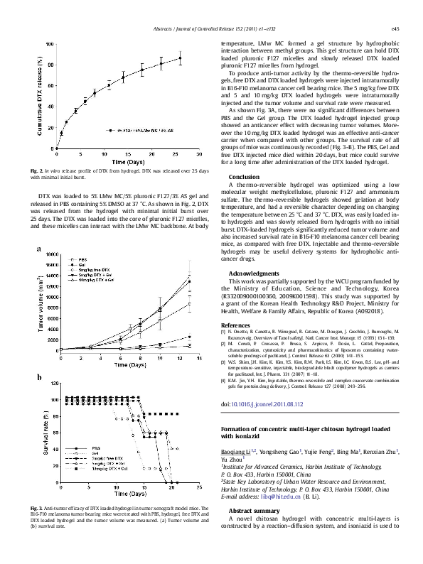 (PDF) Formation of concentric multi-layer chitosan hydrogel loaded with ...