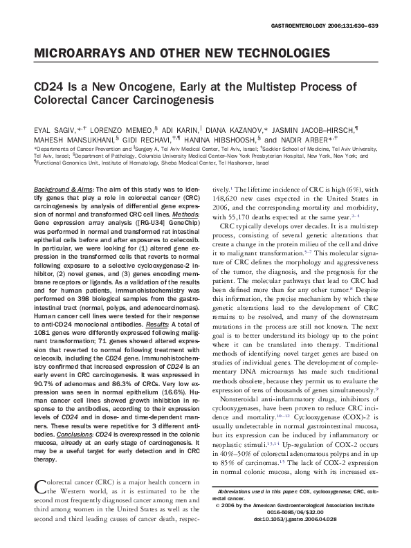 PDF CD24 Is A New Oncogene Early At The Multistep Process Of pdf-cd24-is-a-new-oncogene-early-at-the-multistep-process-of