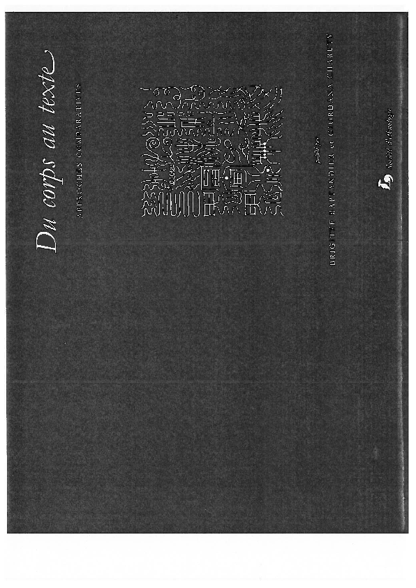 (PDF) « Une écriture chamanique bonne pour gouverner. Du processus de ...