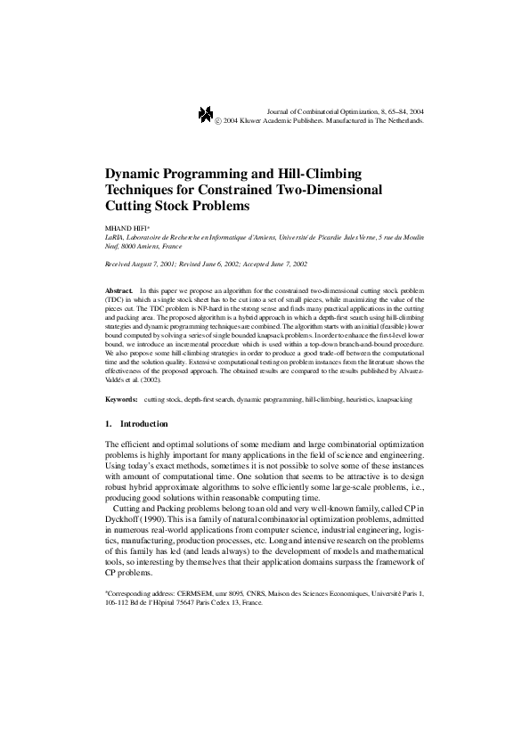 Problèmes programmes