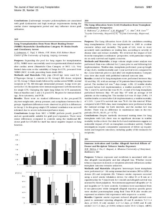 (PDF) 349: Lung Transplantation from None Heart Beating Donor (NHBD ...