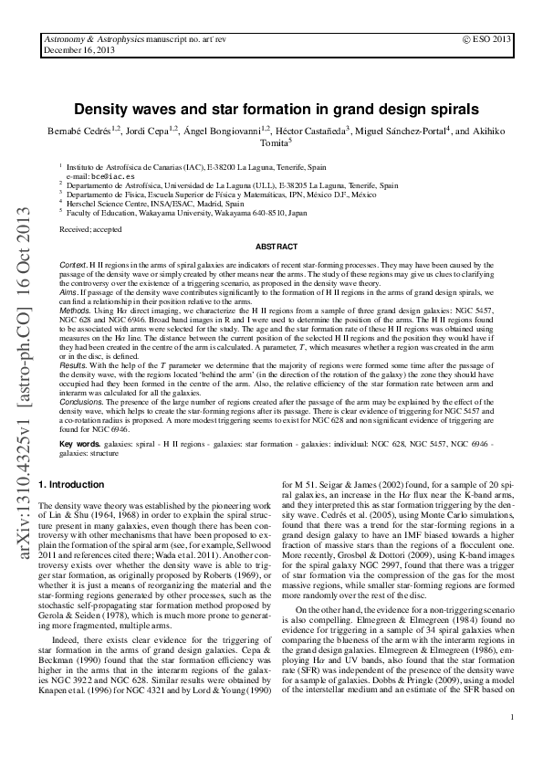 (PDF) Evidence in favour of density wave theory through age gradients ...