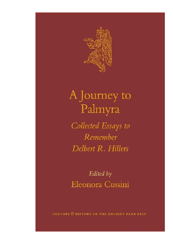 (PDF) Three New Palmyrene Inscriptions