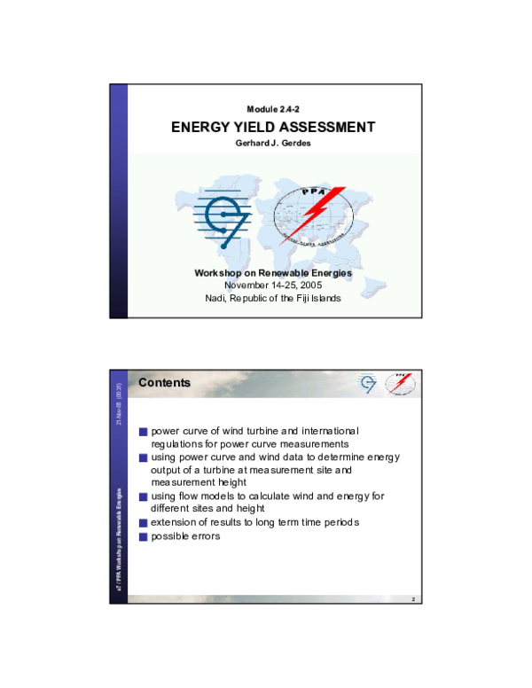 (PDF) Workshop on Renewable Energies November 14-25, 2005 Nadi ...