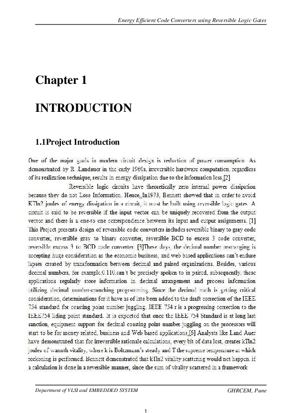 Pdf Energy Efficient Code Converters Using Reversible Logic Gates