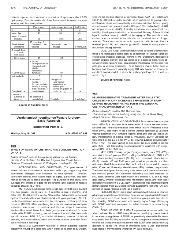 (PDF) 786 NEUROREGENERATIVE TREATMENT AFTER SIMULATED CHILDBIRTH INJURY ...