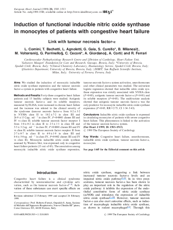 (PDF) Induction of functional inducible nitric oxide synthase in ...