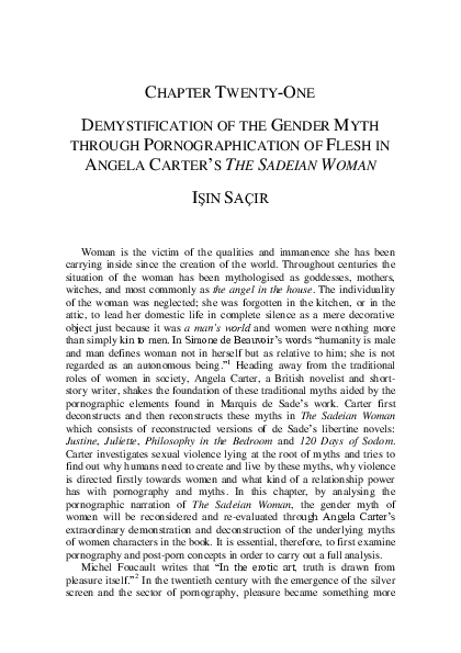 (PDF) Demystification of Gender Myth through Pornographication of Flesh ...