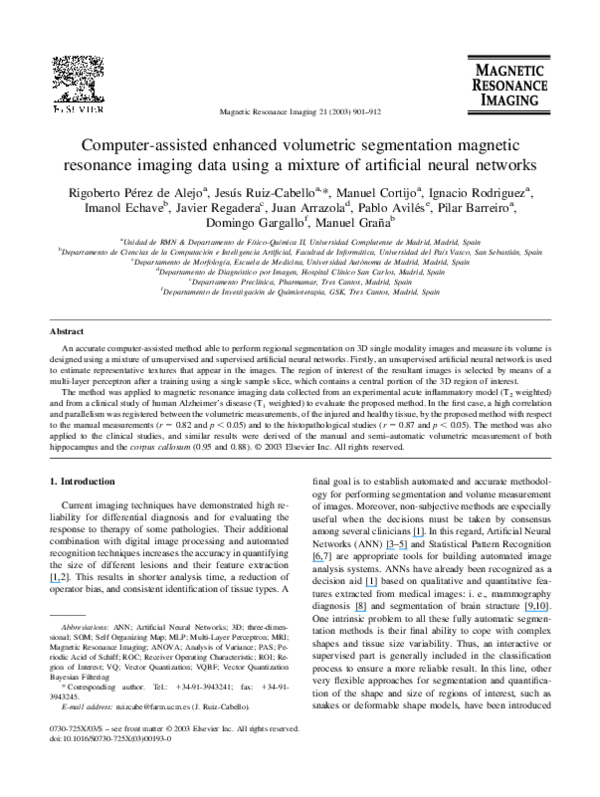 (PDF) Computer-assisted enhanced volumetric segmentation magnetic resonance imaging data using a ...