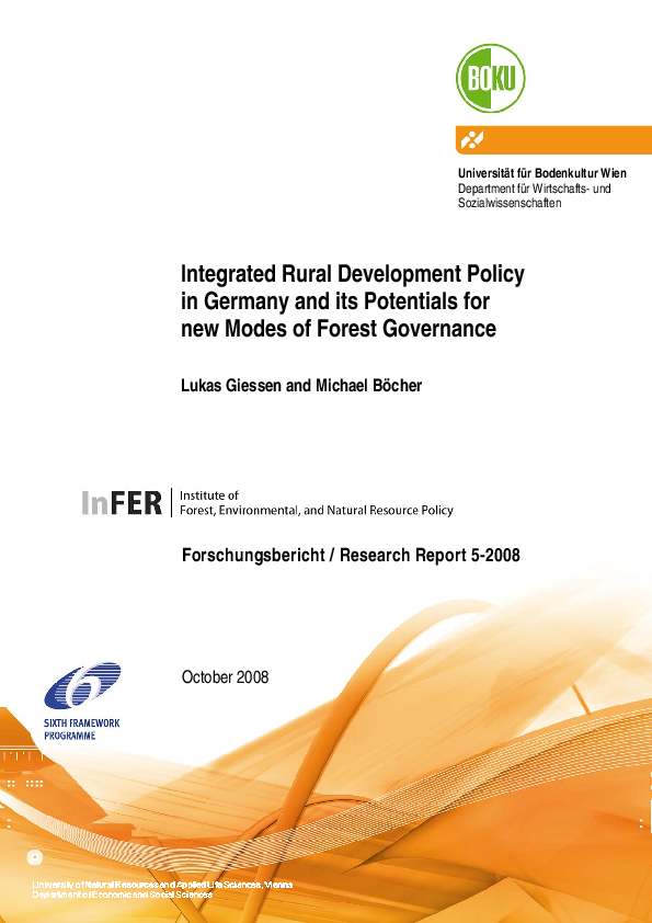 (PDF) Integrated Rural Development Policy in Germany and its Potentials ...