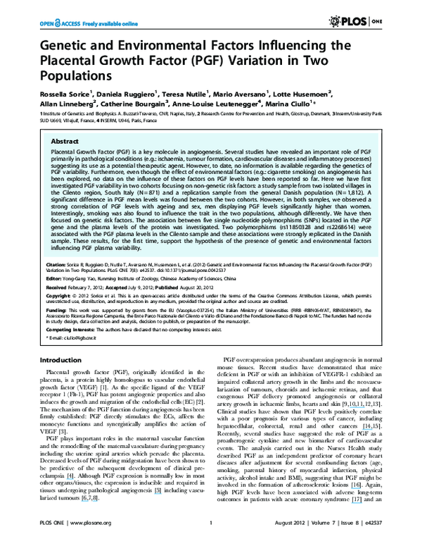 (PDF) Genetic and Environmental Factors Influencing BMI Development ...