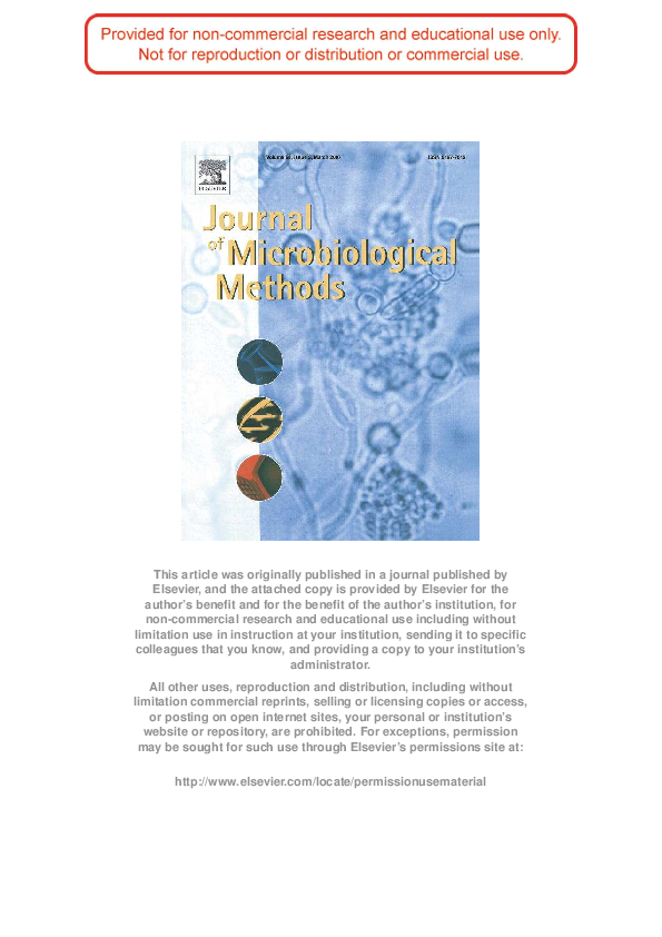 Pdf Comparison Of Media For Enumeration Of Coliform Bacteria And Escherichia Coli In Non