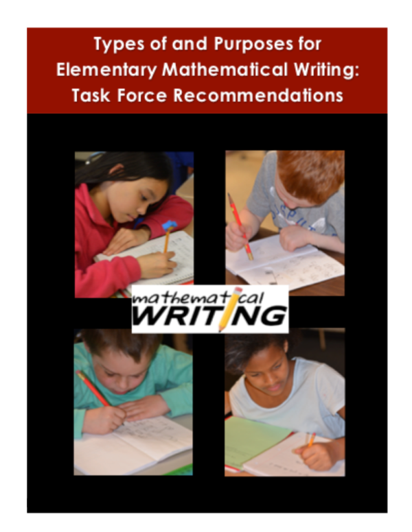 (PDF) Types of and purposes for elementary mathematical writing: Task ...
