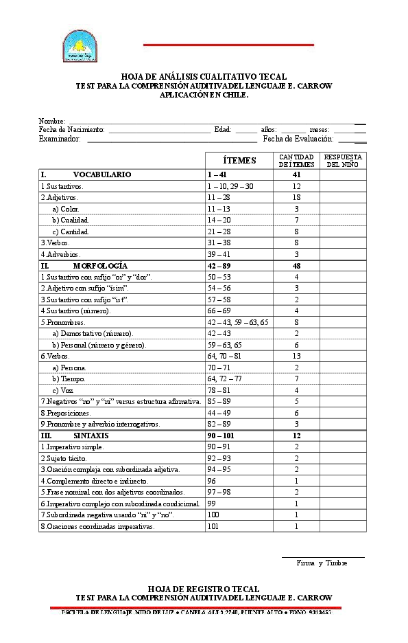 (DOC) HOJA DE ANÁLISIS CUALITATIVO TECAL