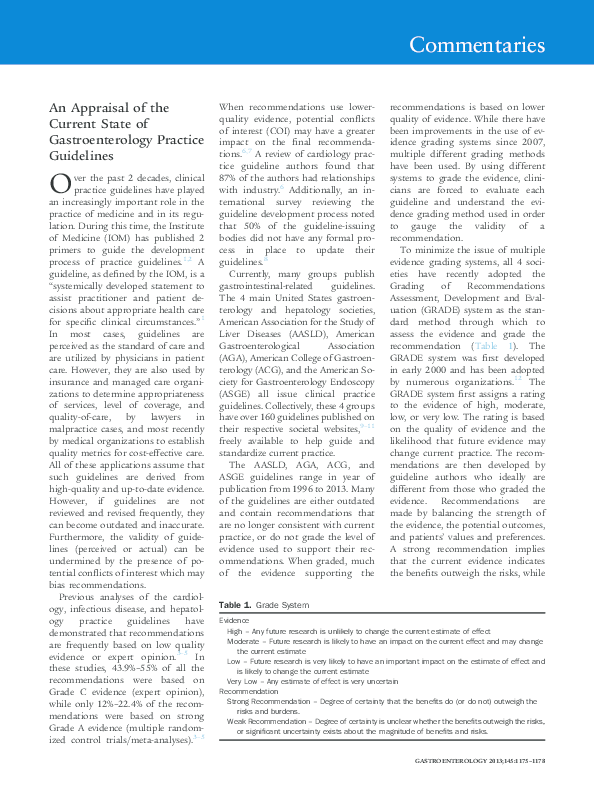(PDF) An Appraisal of the Current State of Gastroenterology Practice ...