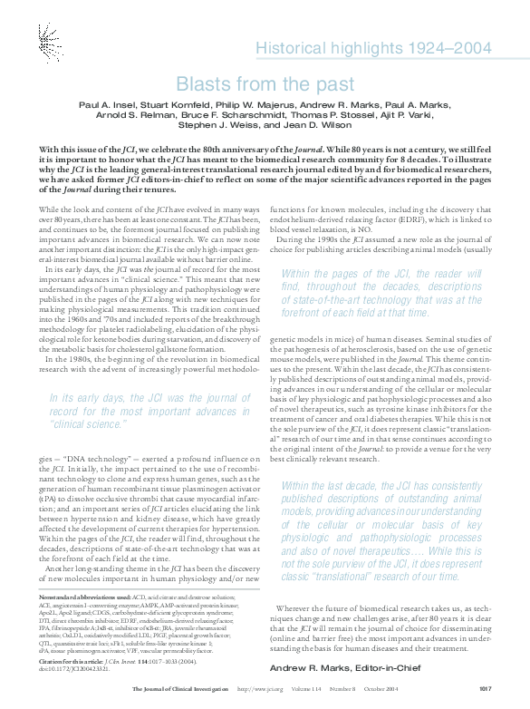 (PDF) Blasts from the past