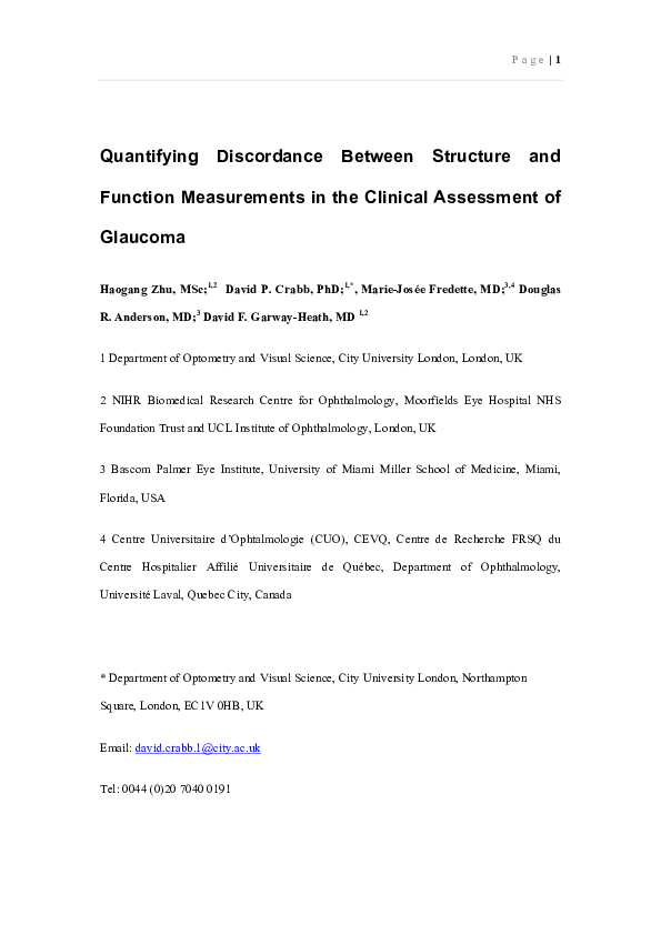 Pdf Quantifying Discordance Between Structure And Function