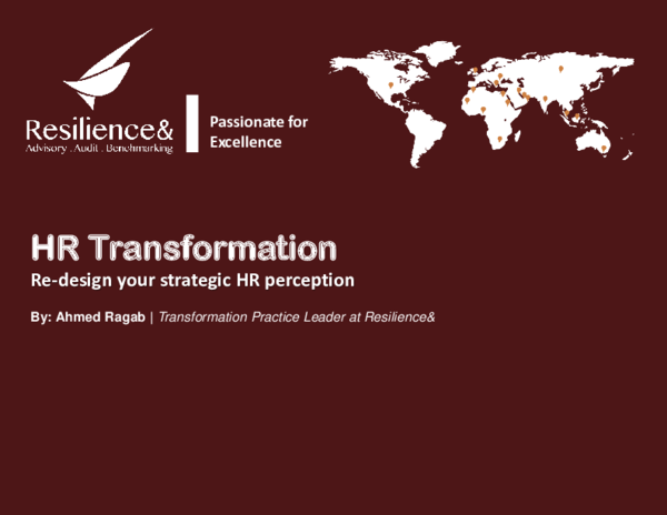 (PDF) HR Transformation Re-design your strategic HR perception ...