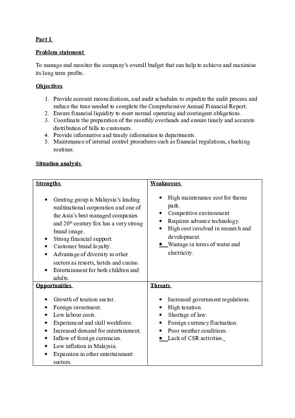 (DOC) Part 1 Problem statement