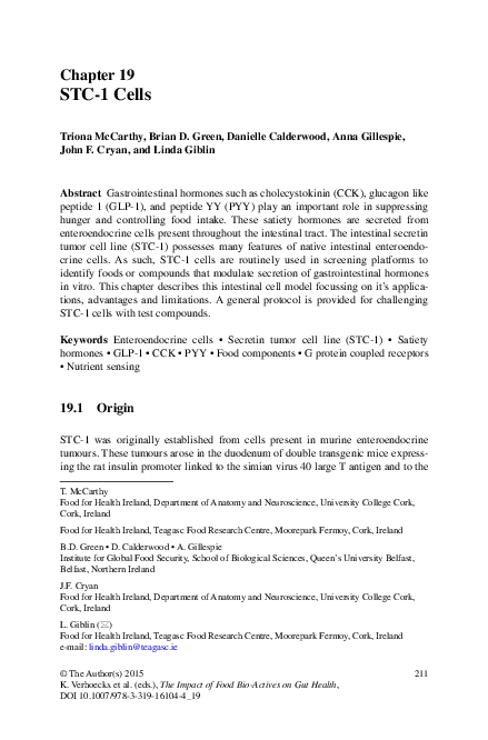 (PDF) STC-1 Cells