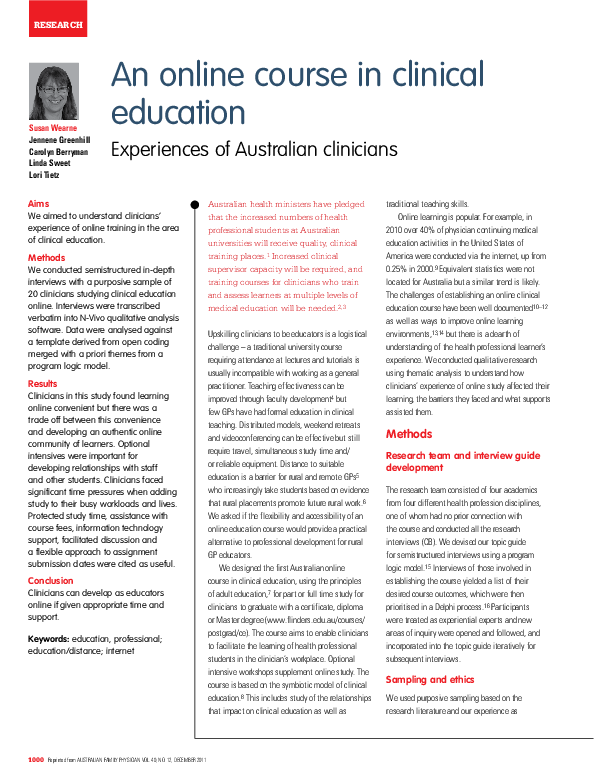 professional education course