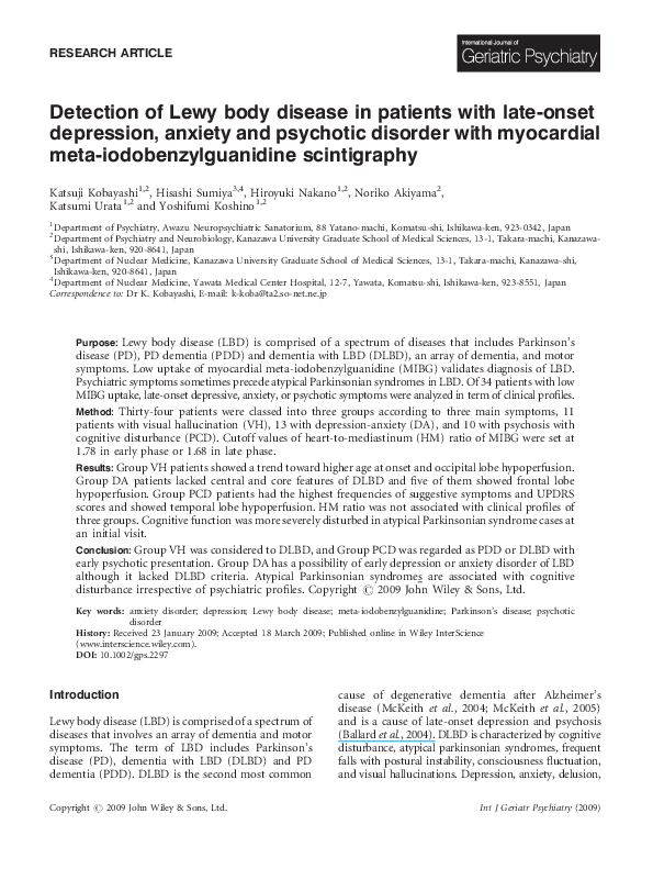 (PDF) A comparison of Tc-99m-exametazime and I-123-FP-CIT SPECT imaging ...