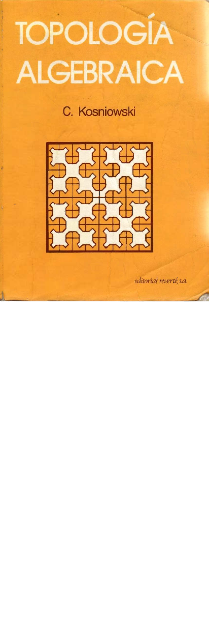 (PDF) Kosniowski Topologia Algebraica
