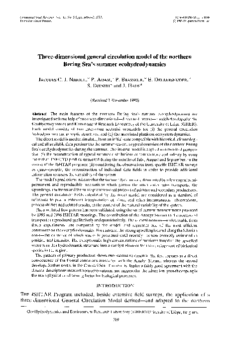 (PDF) Three-dimensional general circulation model of the northern ...