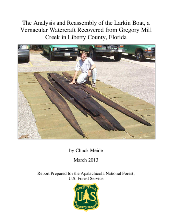(PDF) The Analysis and Reassembly of the Larkin Boat, a Vernacular ...