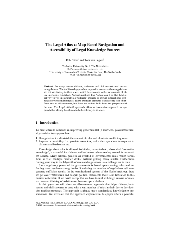 (PDF) The Legal Atlas ©: Map-Based Navigation and Accessibility of ...