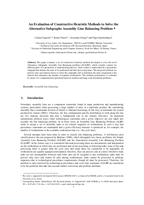 (PDF) An evaluation of constructive heuristic methods for solving the alternative subgraphs ...