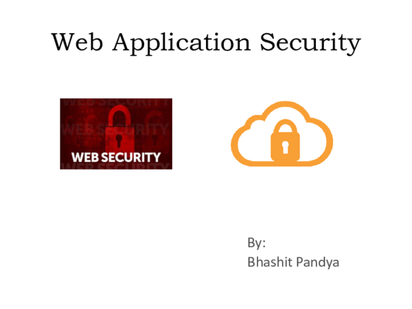 (PDF) Web Application Security
