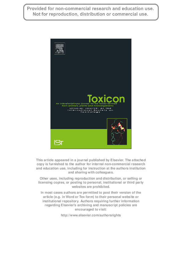 (PDF) Diversity of peptide toxins from stinging ant venoms