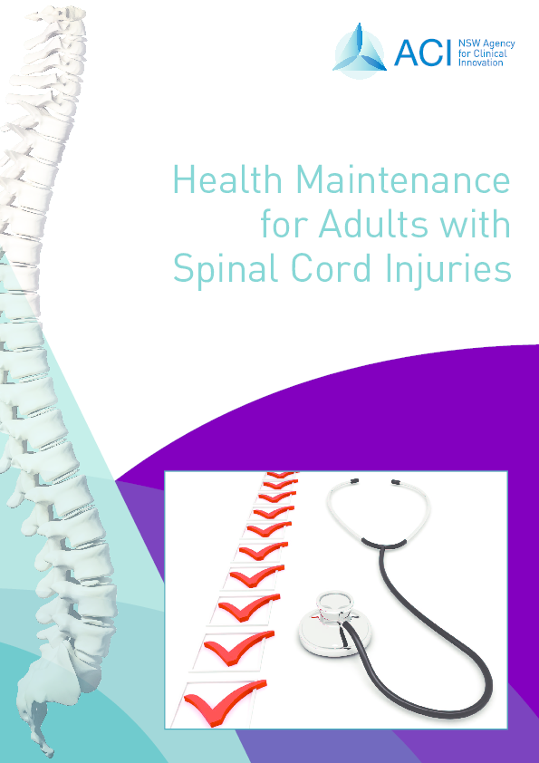 (PDF) Health Maintenance for Adults with Spinal Cord Injuries