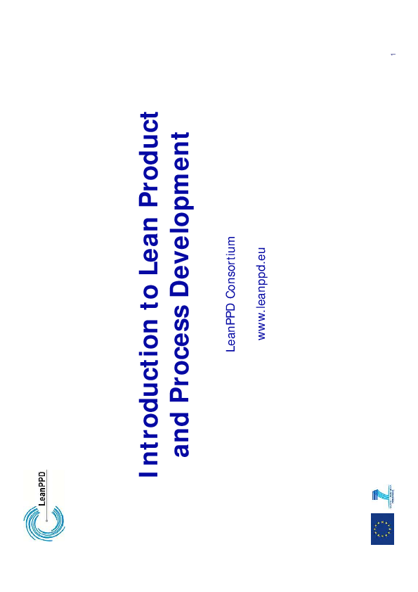 (PDF) Introduction to Lean Product and Process Development