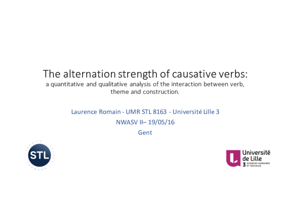 (PDF) The alternation strength of causative verbs: a quantitative and ...